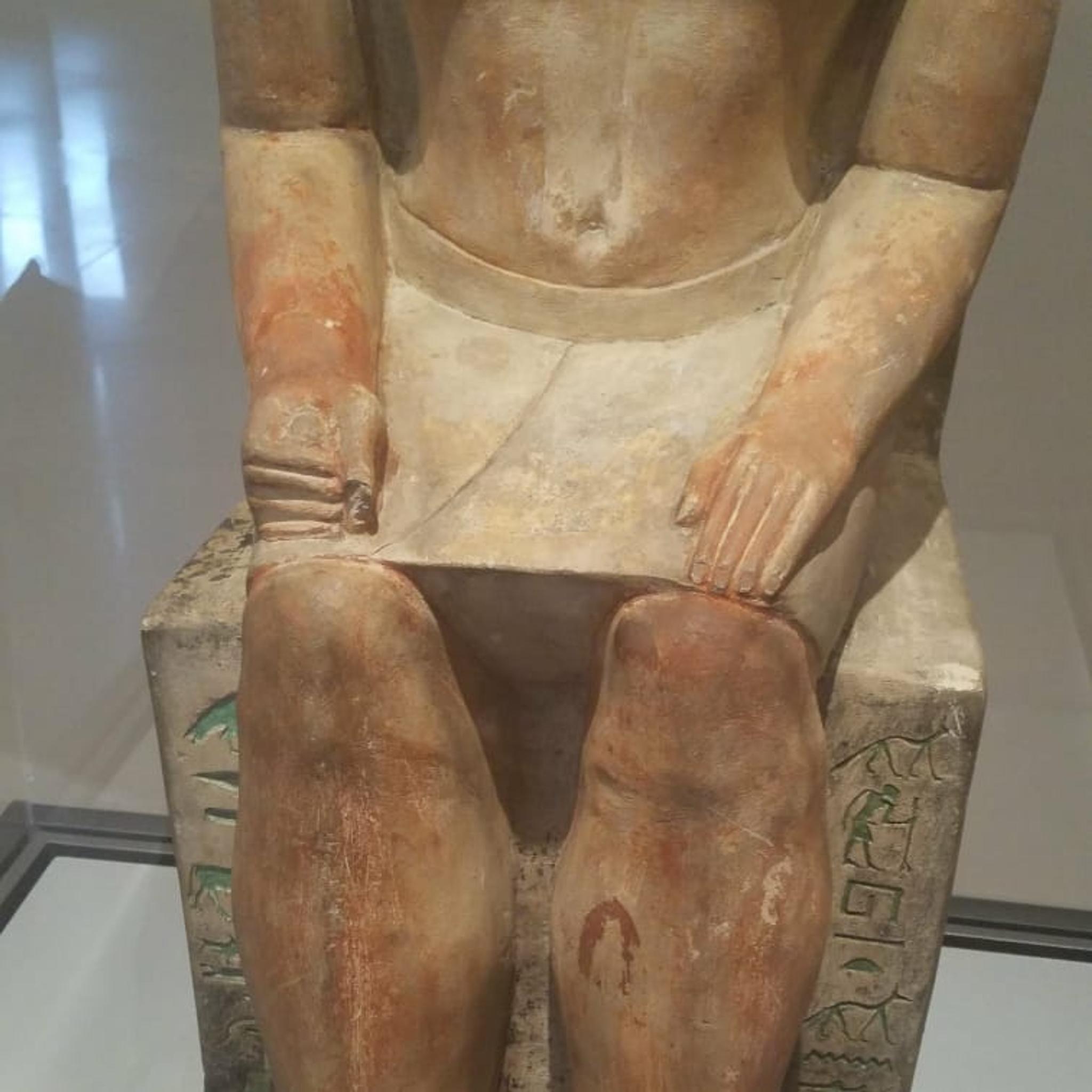 Statue of Queen Ankhnes-meryre II and Her Son, Pepy II · Brooklyn Museum