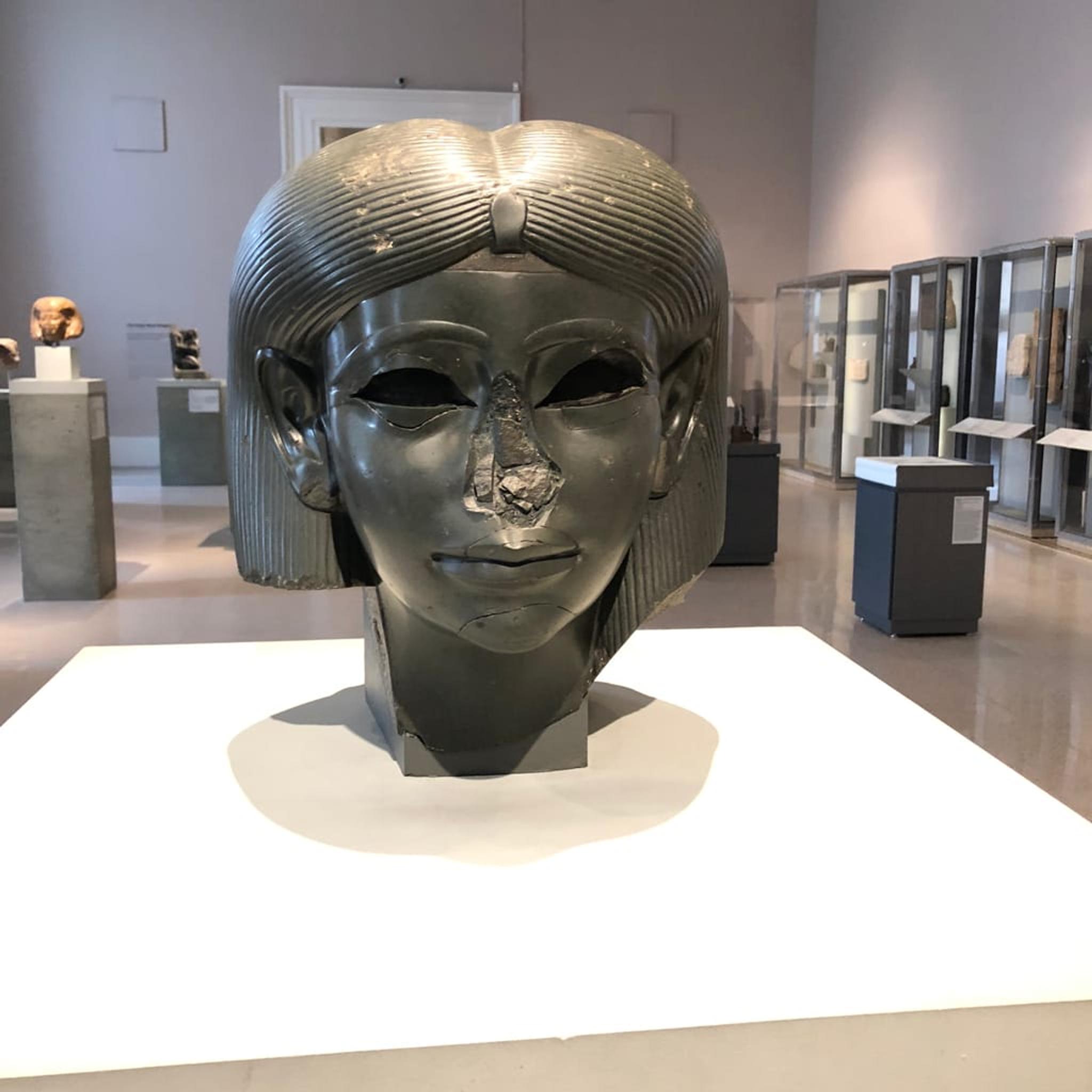Head from a Female Sphinx · Brooklyn Museum