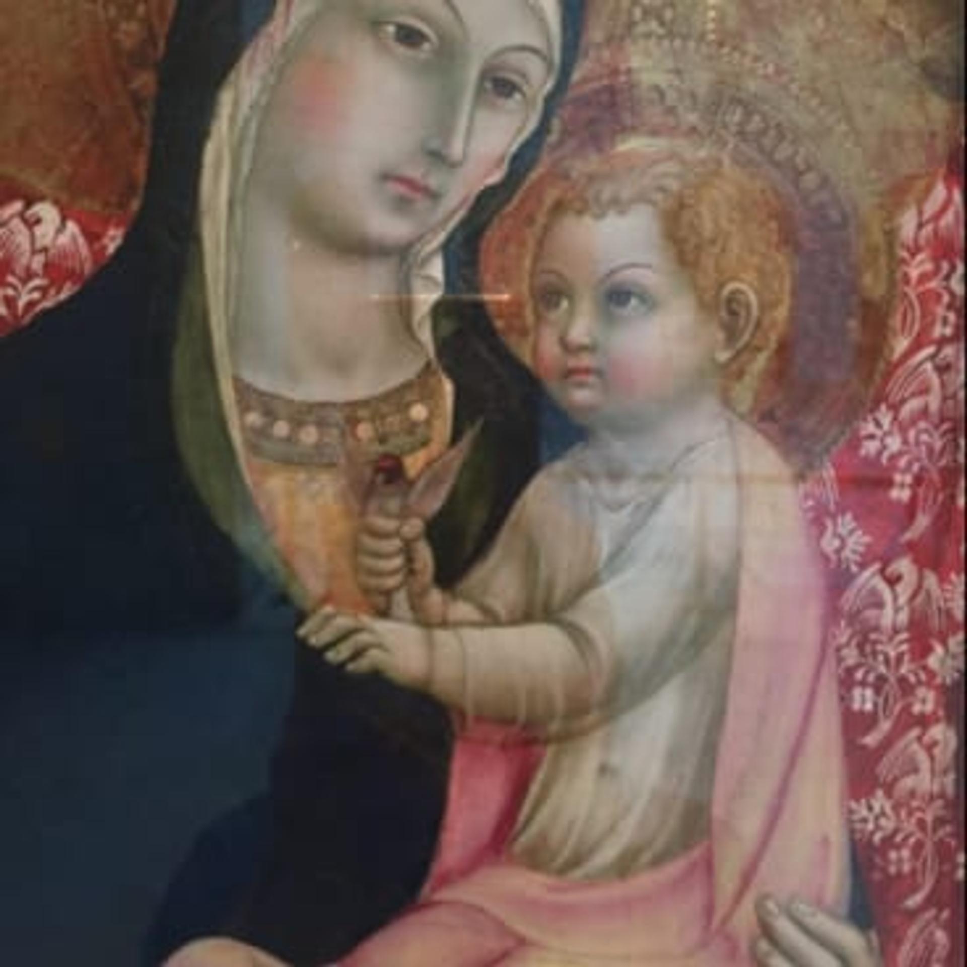 Madonna and Child with Saints James Major and John the Evangelist ...