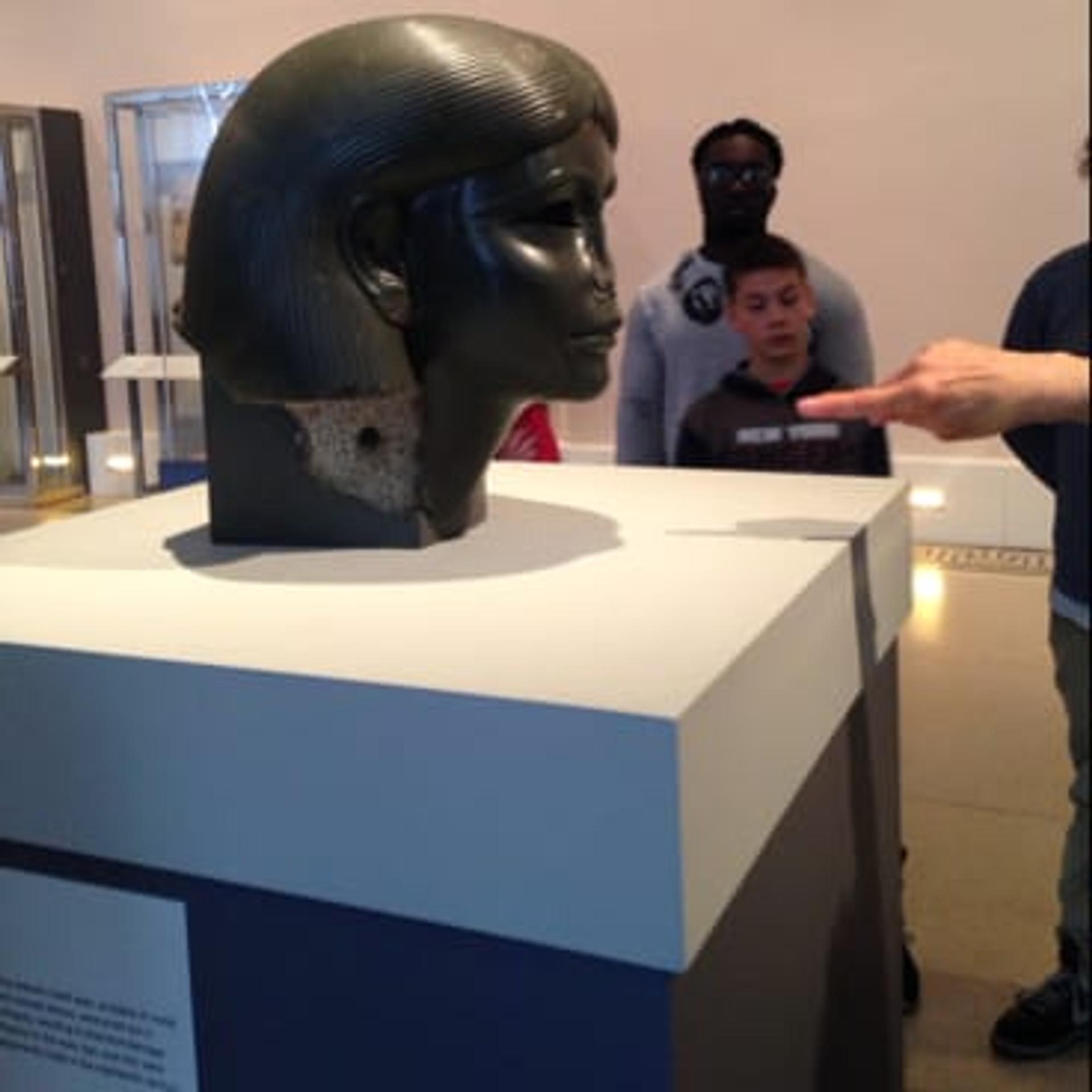 Head from a Female Sphinx · Brooklyn Museum