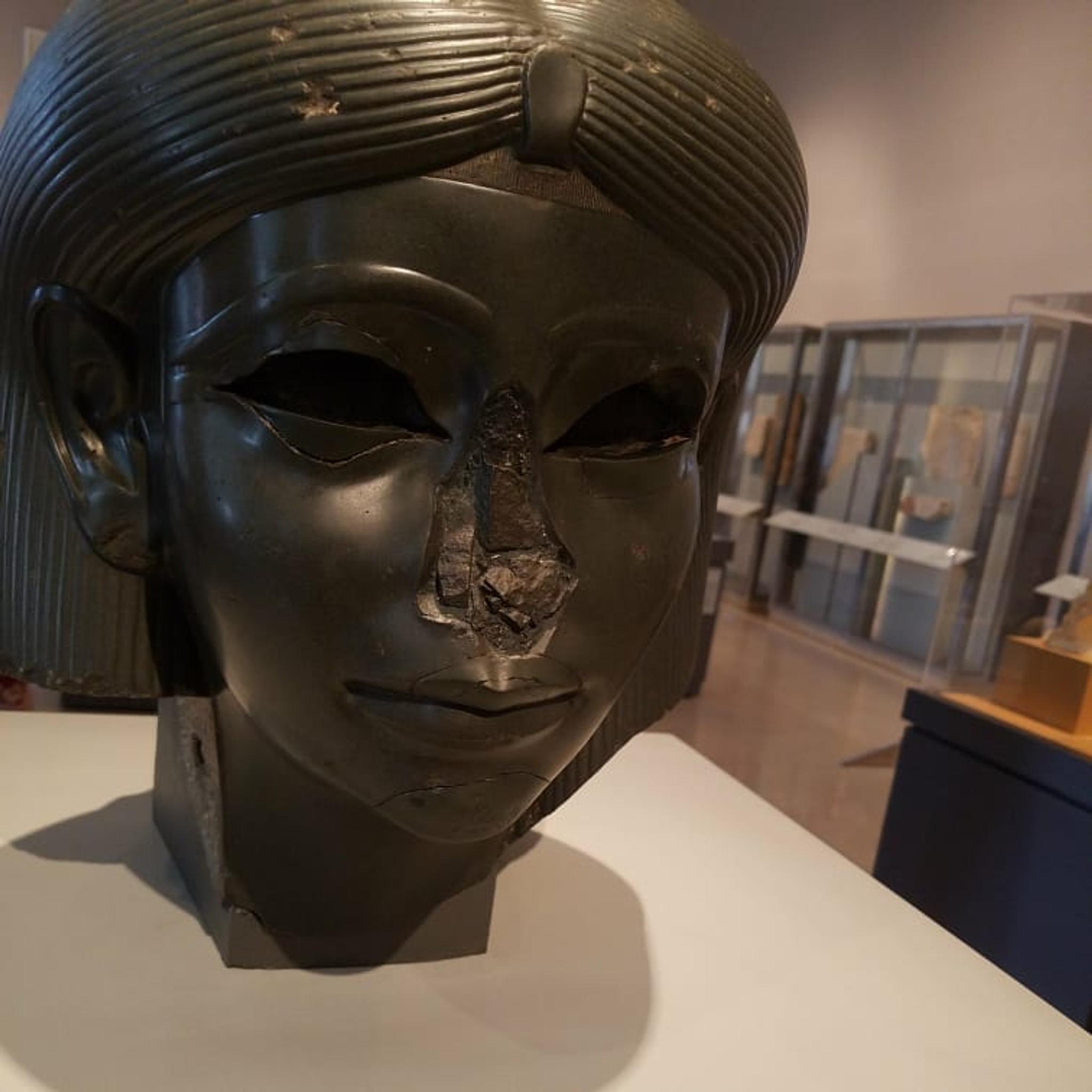 Head from a Female Sphinx · Brooklyn Museum