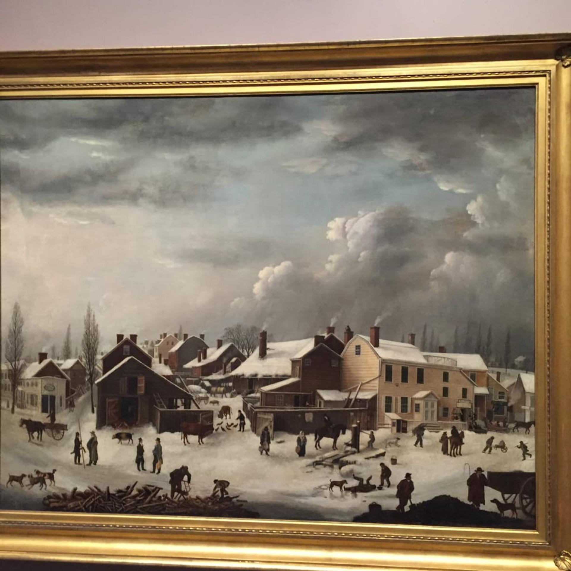 Winter Scene in Brooklyn · Brooklyn Museum