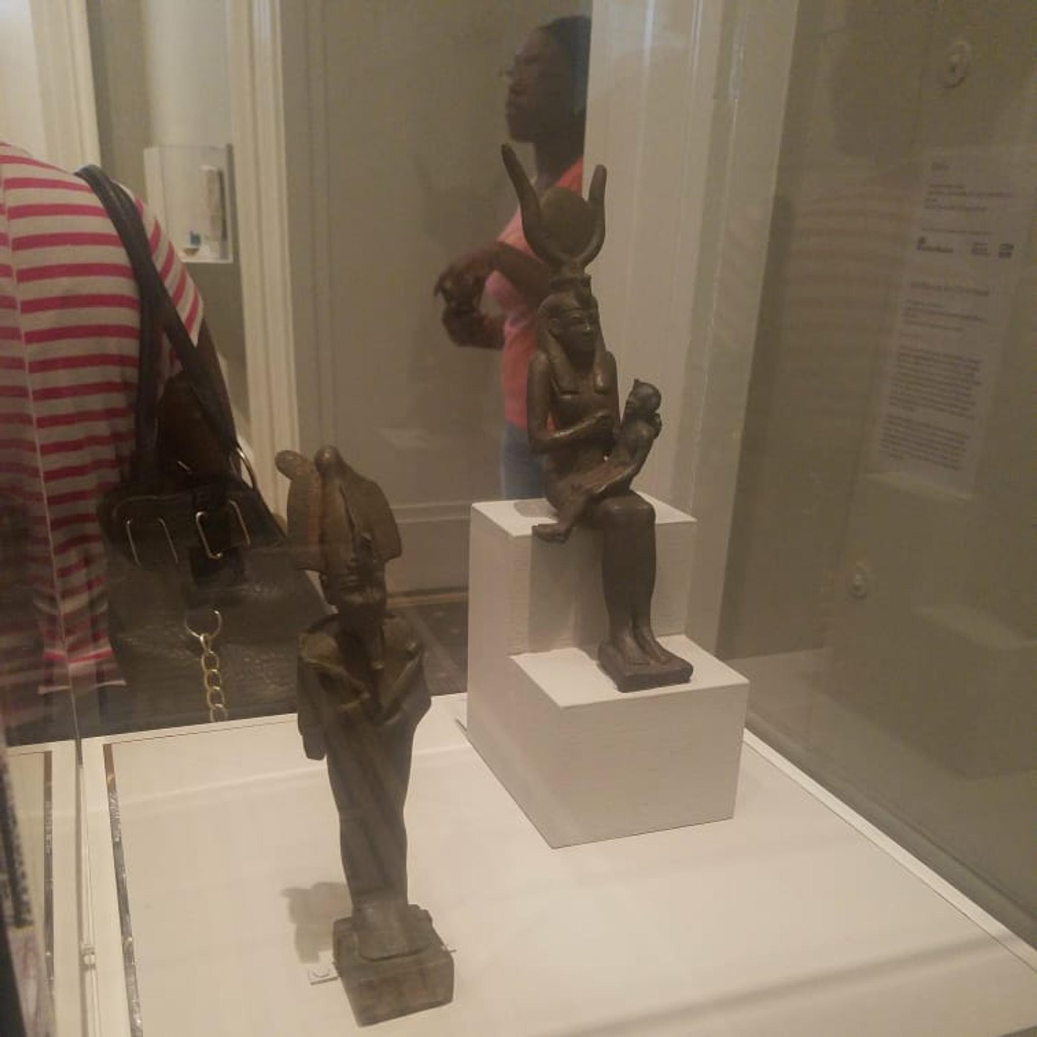 Statue of Isis Nursing the Child Horus · Brooklyn Museum