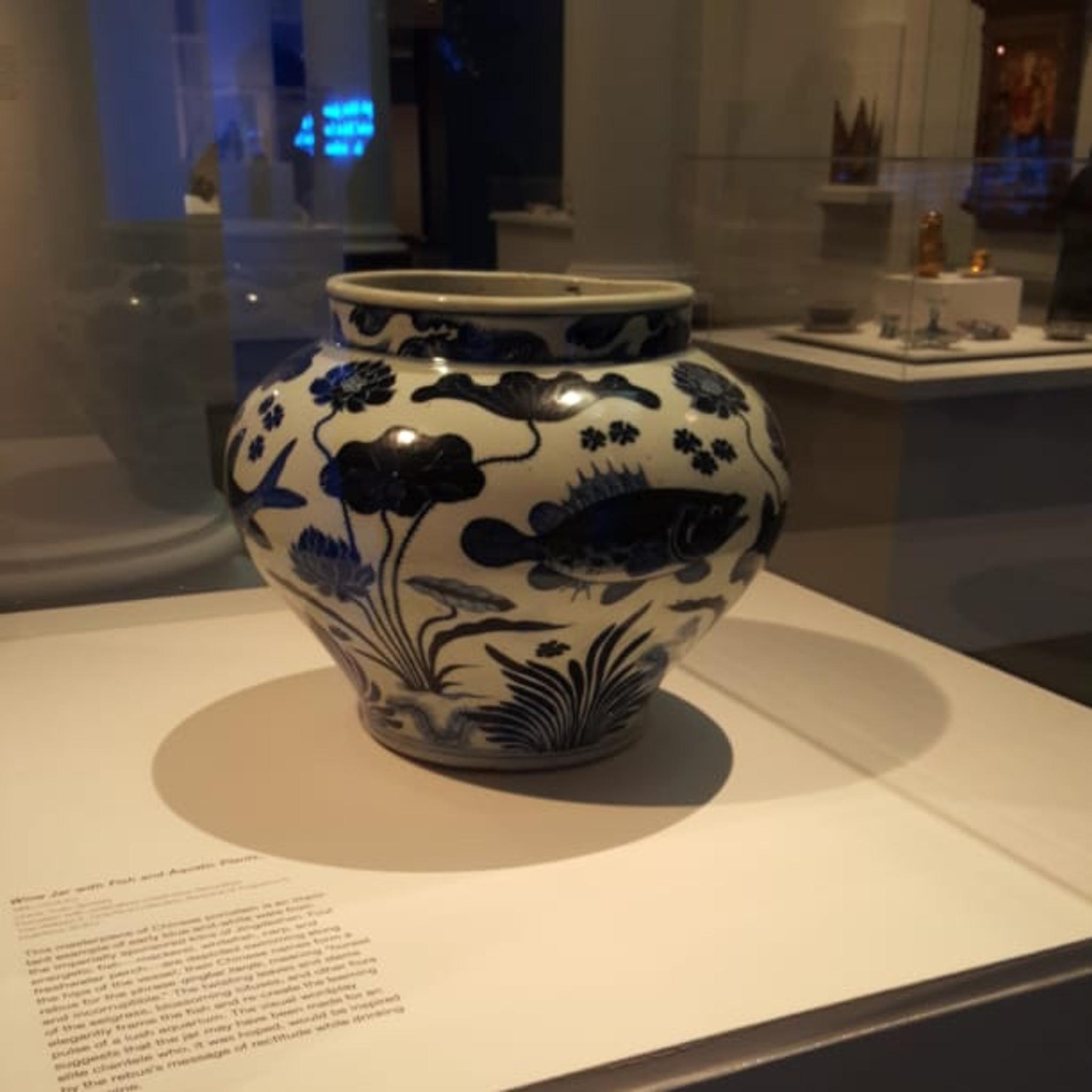 Wine Jar with Fish and Aquatic Plants · Brooklyn Museum