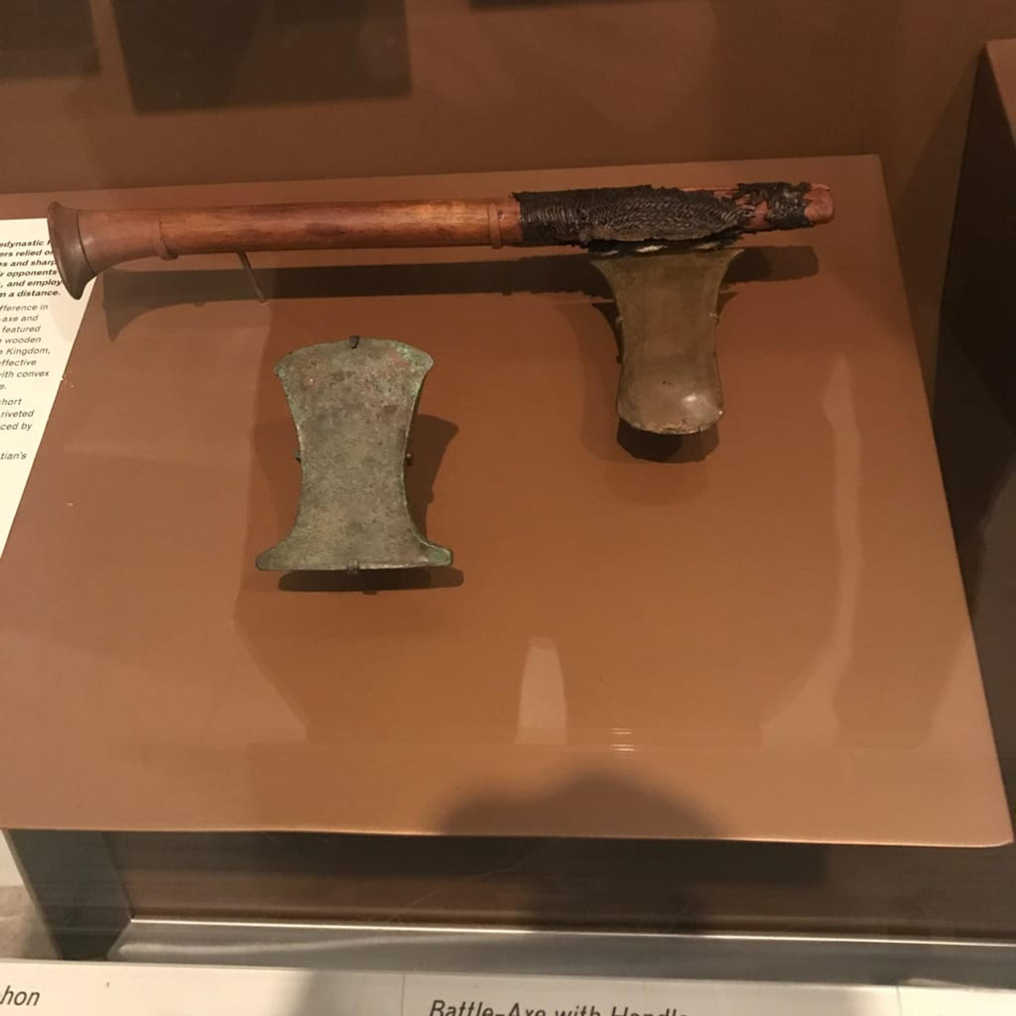 Battle-Axe with Handle · Brooklyn Museum