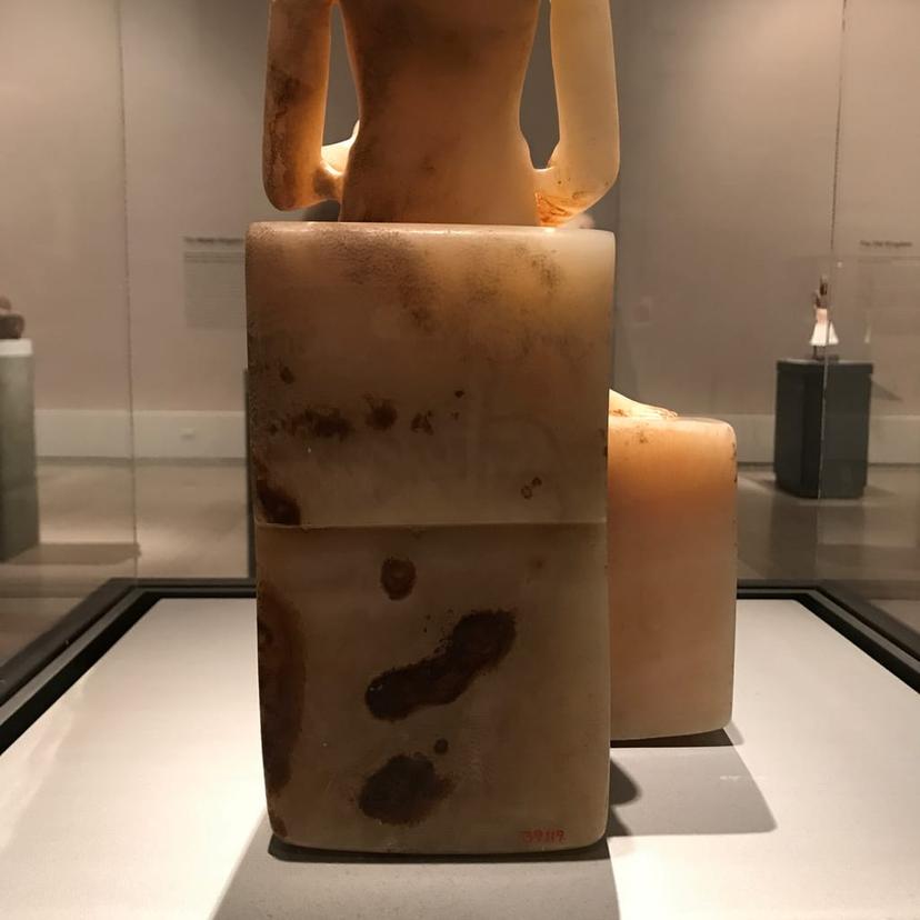 Statue of Queen Ankhnes-meryre II and Her Son, Pepy II · Brooklyn Museum