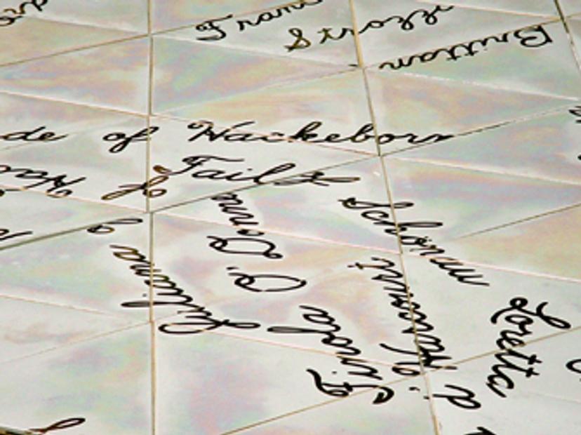 Components of The Dinner Party · Brooklyn Museum